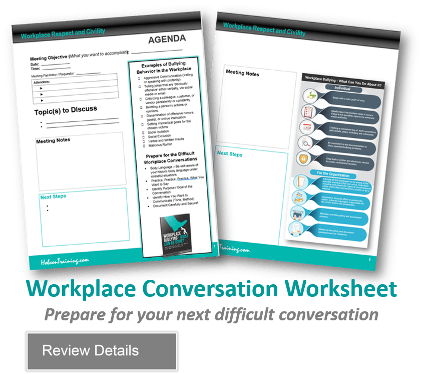 Chance and Preparation – HobsonTraining.com | Workplace Issues